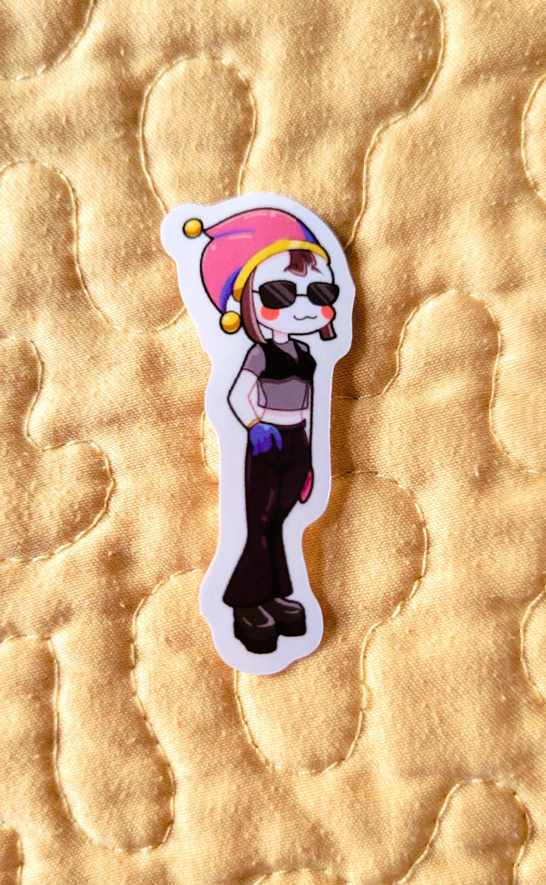 Tiny Chill-as-hell Pomni Stickers - Etsy