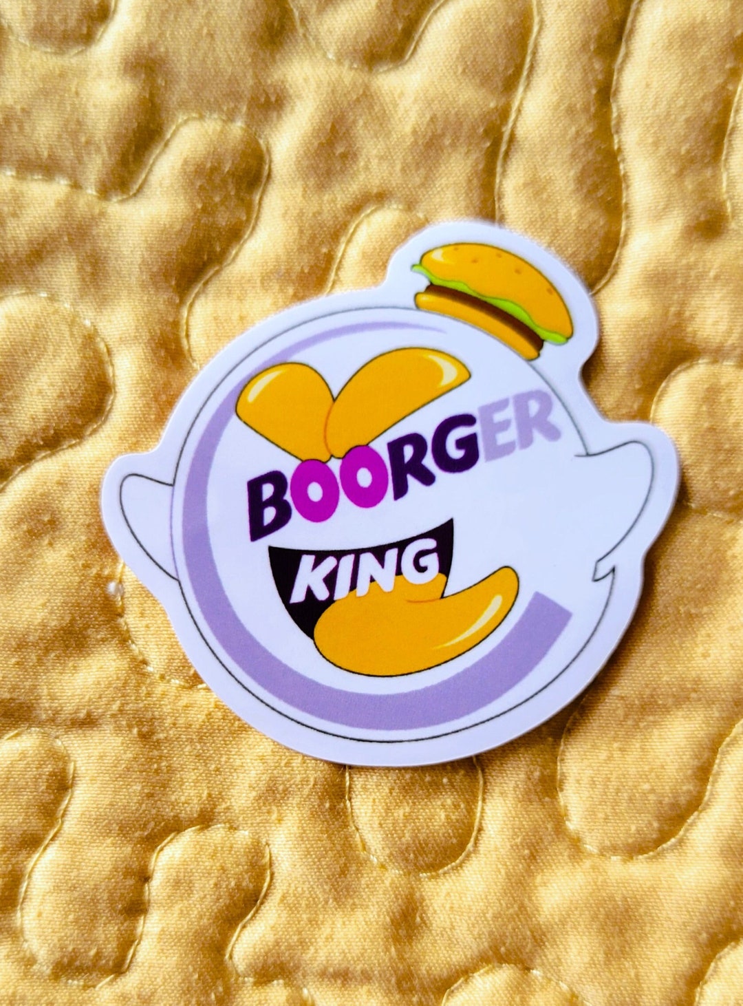 Boorger King King Boo Inspired Stickers - Etsy