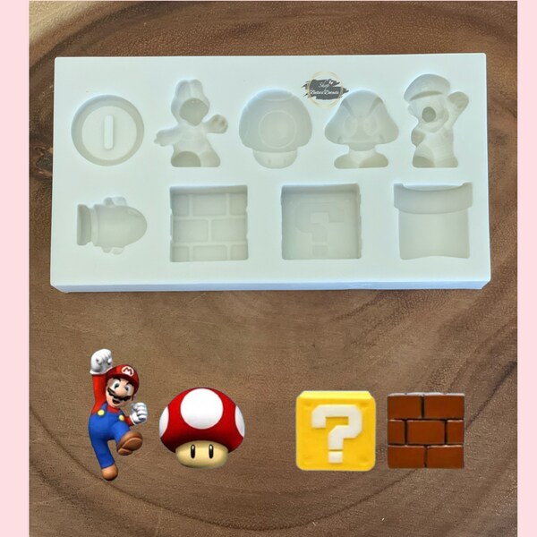 Super Mario Coin Silicone Mold - Etsy