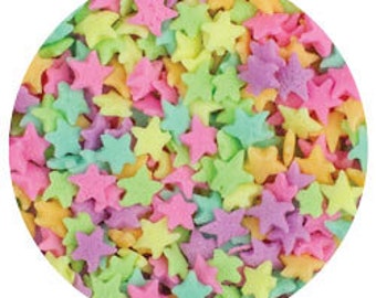 Mini Red White & Blue Star Sprinkle Shape-edible Sprinkles - Etsy