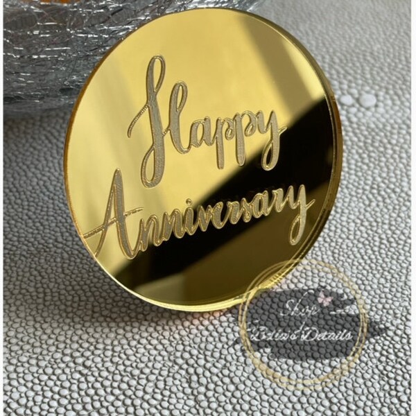 50th Anniversary Cupcake Toppers - Etsy