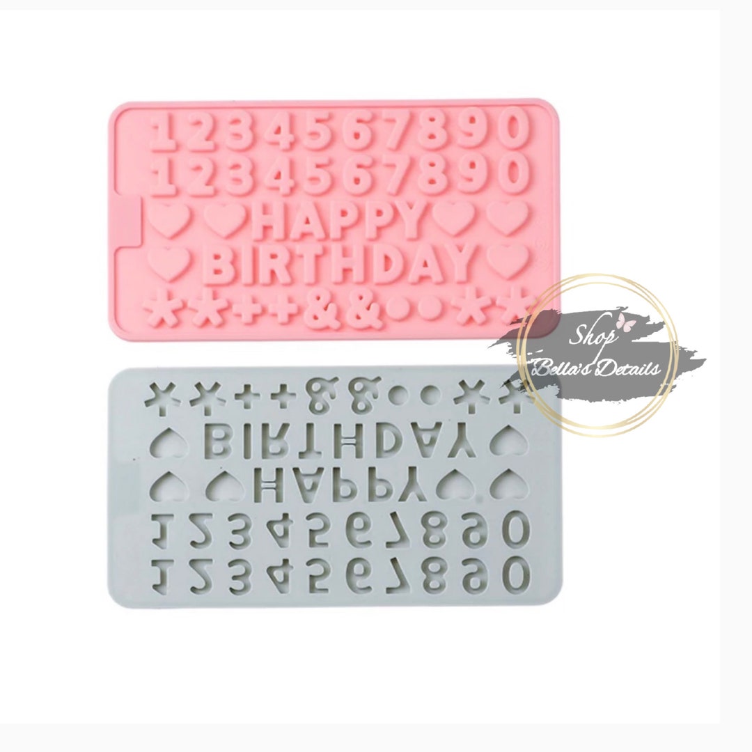 Numbers and Happy Birthday Letters - Etsy