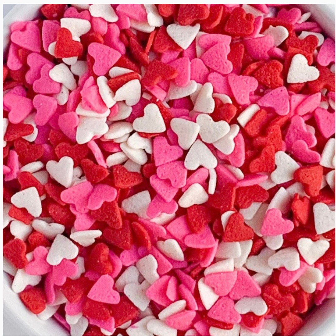 Assorted Heart Quins (red, White & Pink) - Etsy