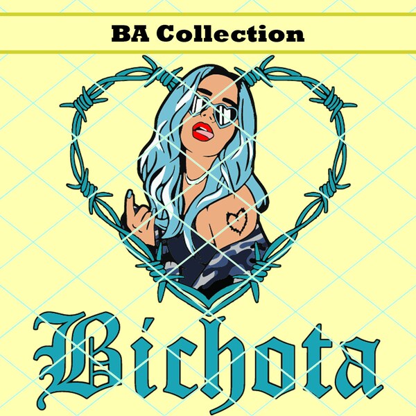 Bichota Font Svg - Etsy