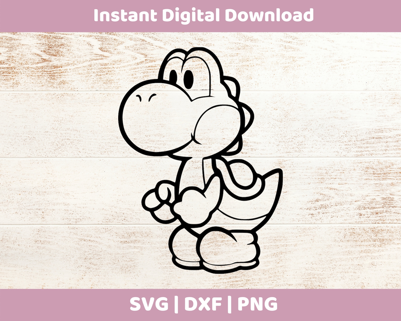 Yoshi Instant Digital Download SVG/DXF/PNG for Cricut, Cameo ...