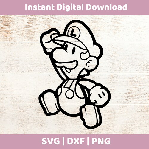 Waluigi SVG Instant Download Svg Png Dxf Cricut Cameo - Etsy