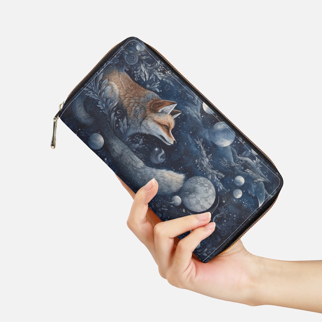 Mystical Fox Wallet Fox Wallets Wallets for Fox Lovers - Etsy