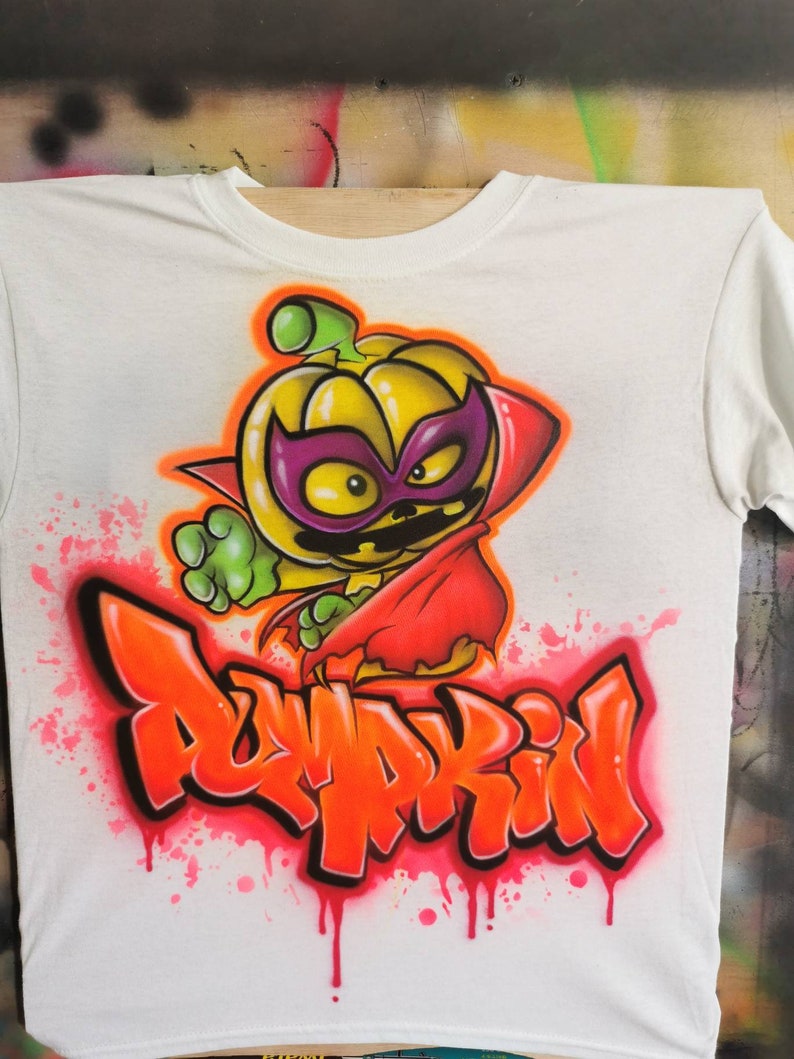 Character tag or Graffiti Airbrush Design - Etsy