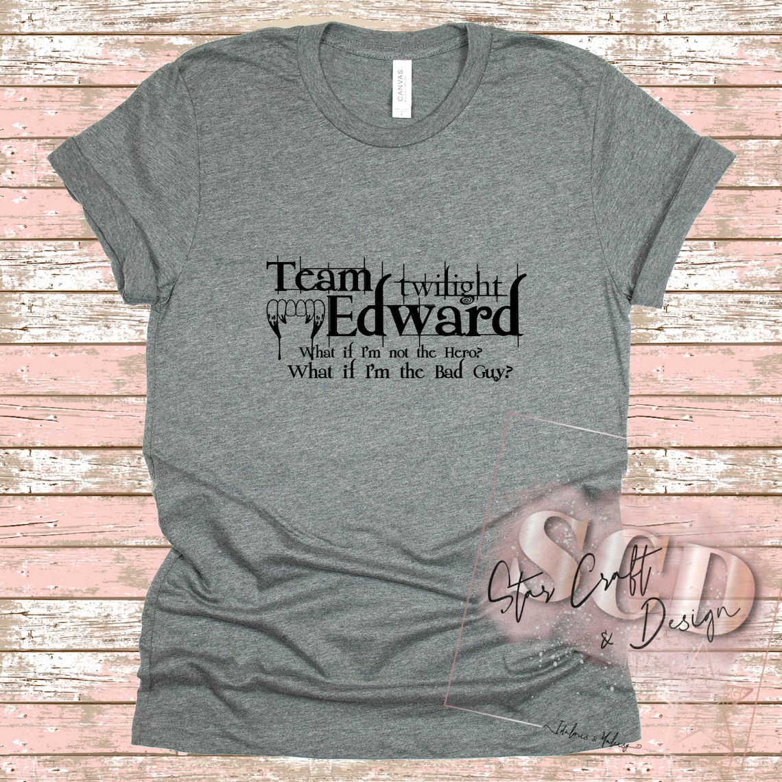 Team Edward Twilight T-shirt Team Edward shirt Twilight Saga | Etsy