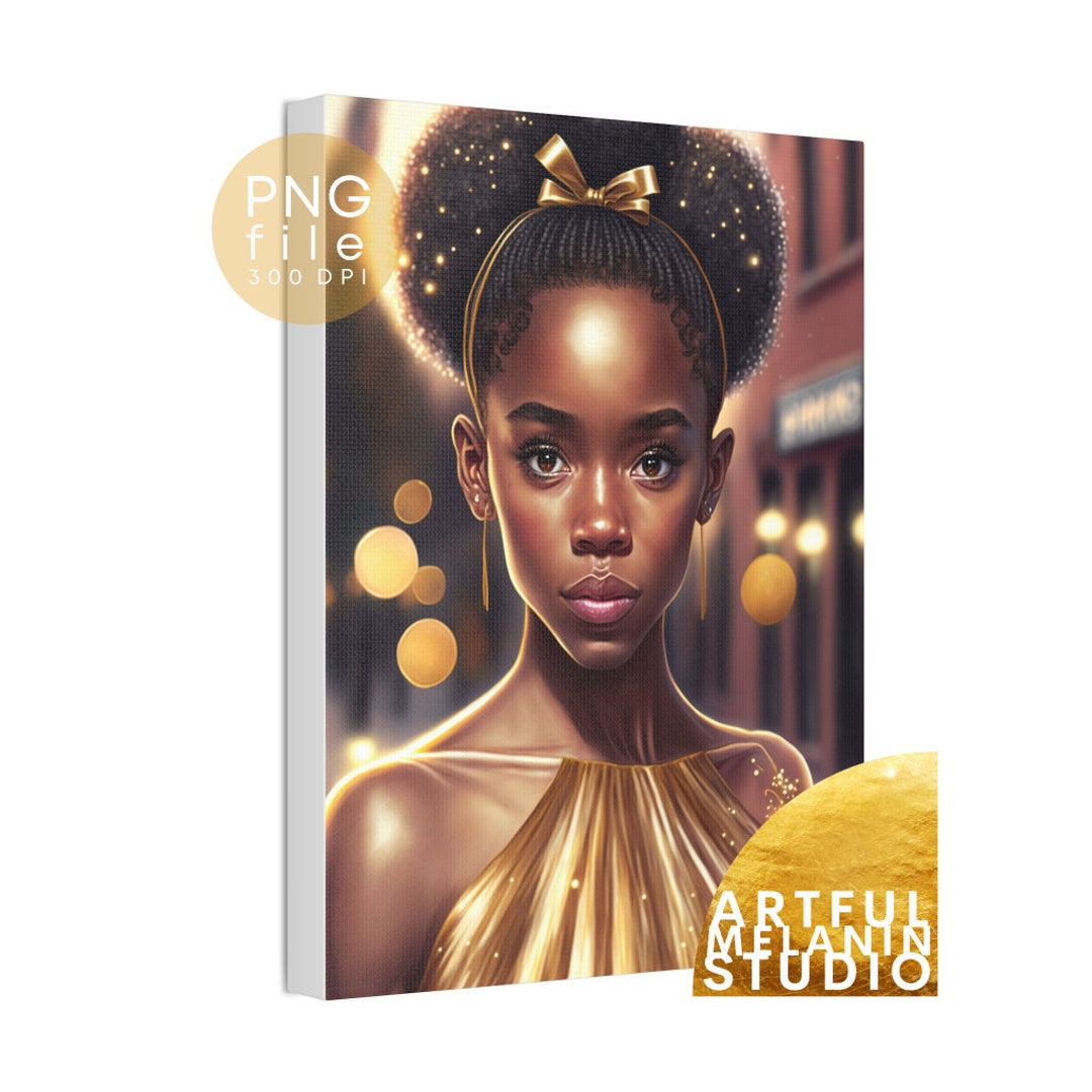 CASSIDY PNG Printable File Black Art African-american - Etsy