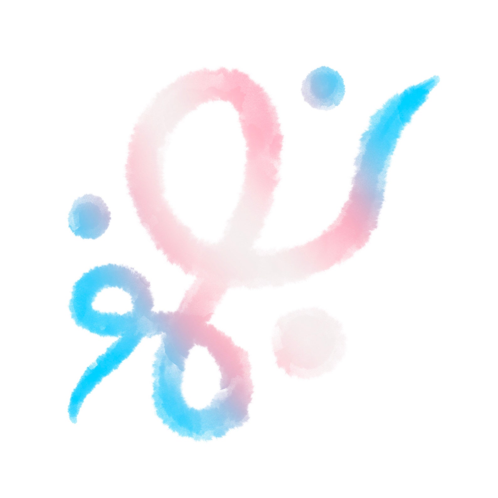 Transgender/Trans Pride Flag Subtle Abstract Matte Vinyl | Etsy