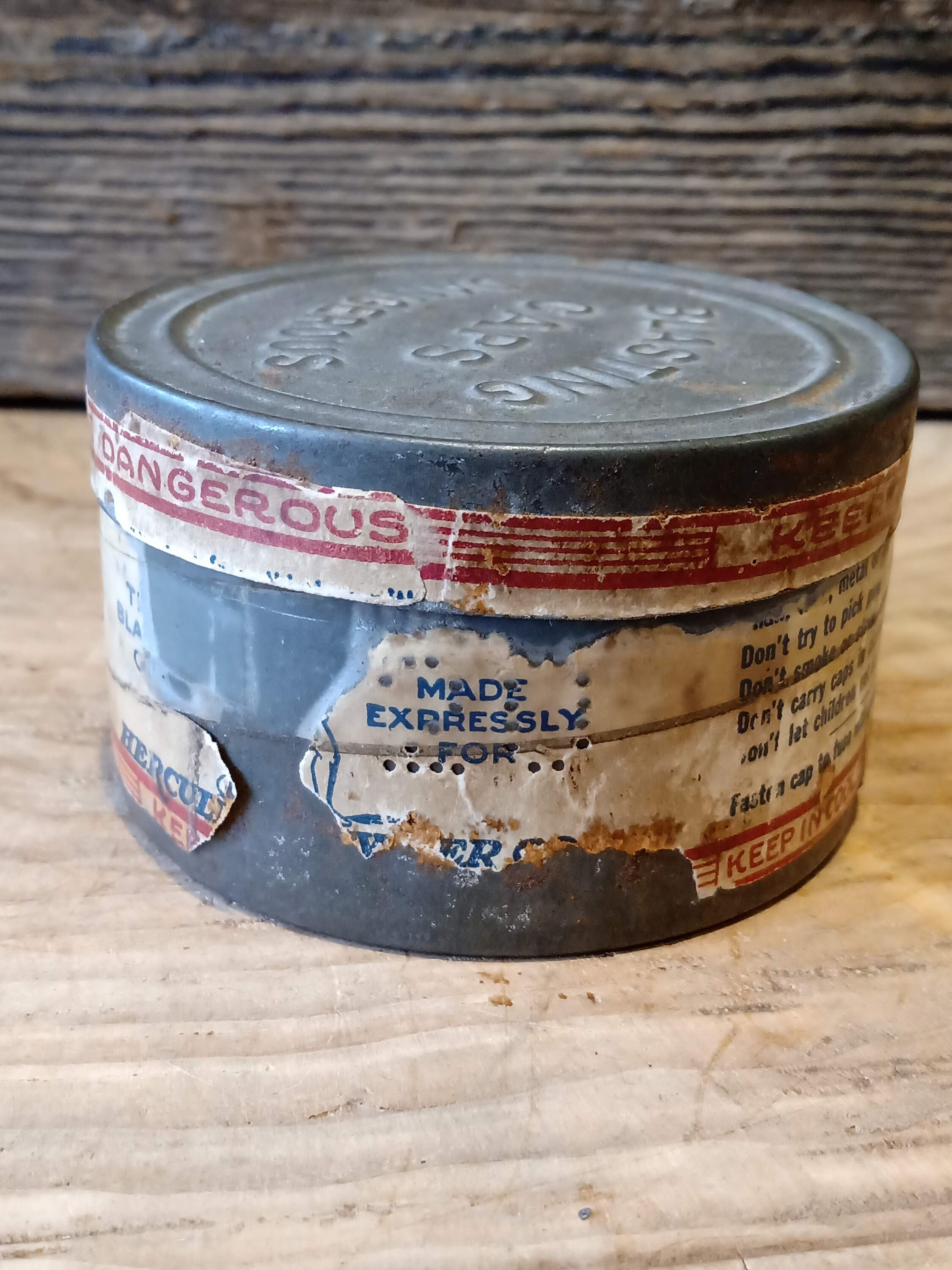Blasting Caps Tin California No 6 for Use in Mining - Etsy