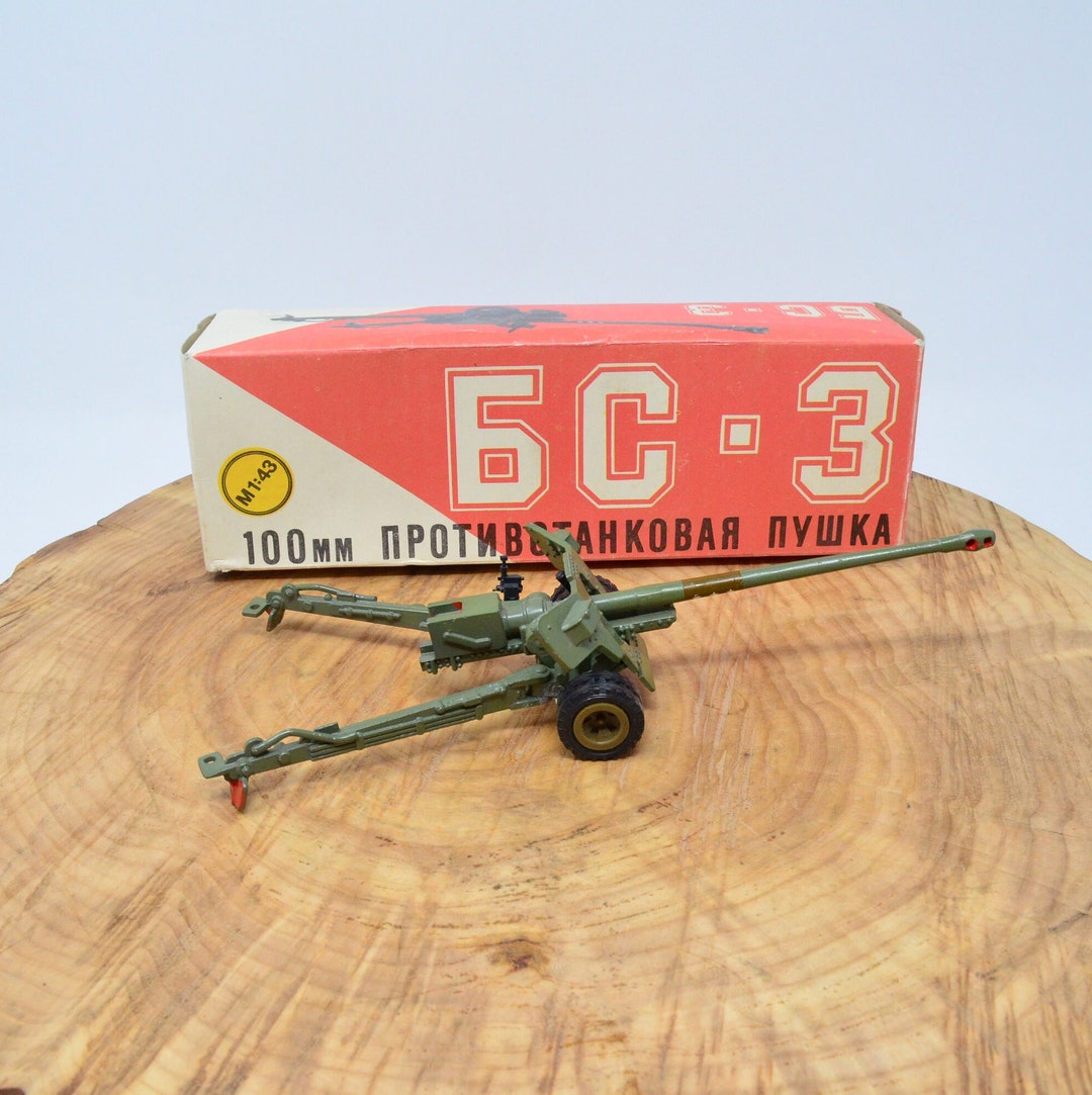 Cast Metal Model BS-3 100mm Anti Tank Gun Made in Soviet Union - Etsy
