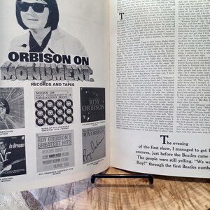 Roy Orbison Concert Souvenir Book With Original Photo Insert From 1974 ...