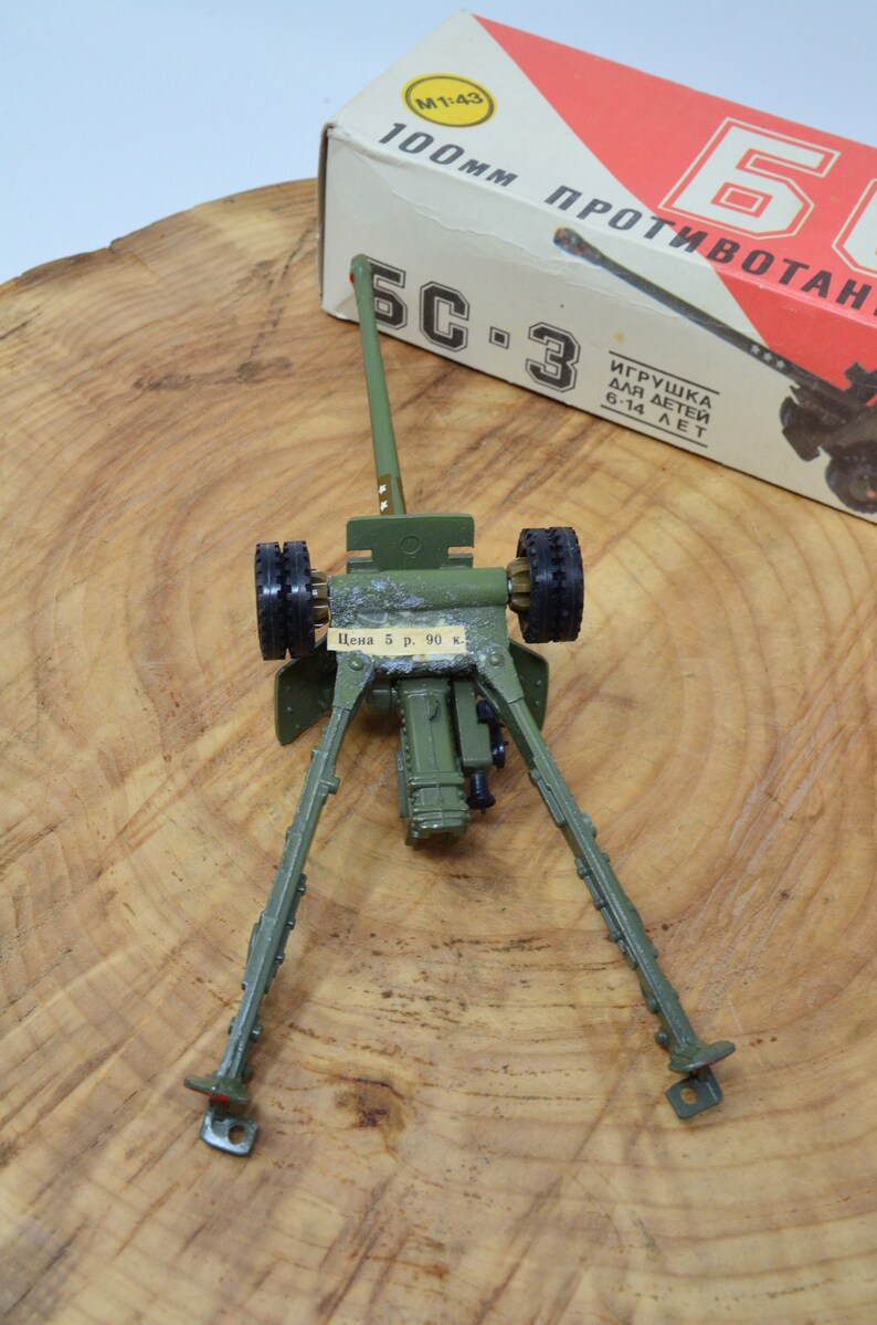 Cast Metal Model BS-3 100mm Anti Tank Gun Made in Soviet Union - Etsy