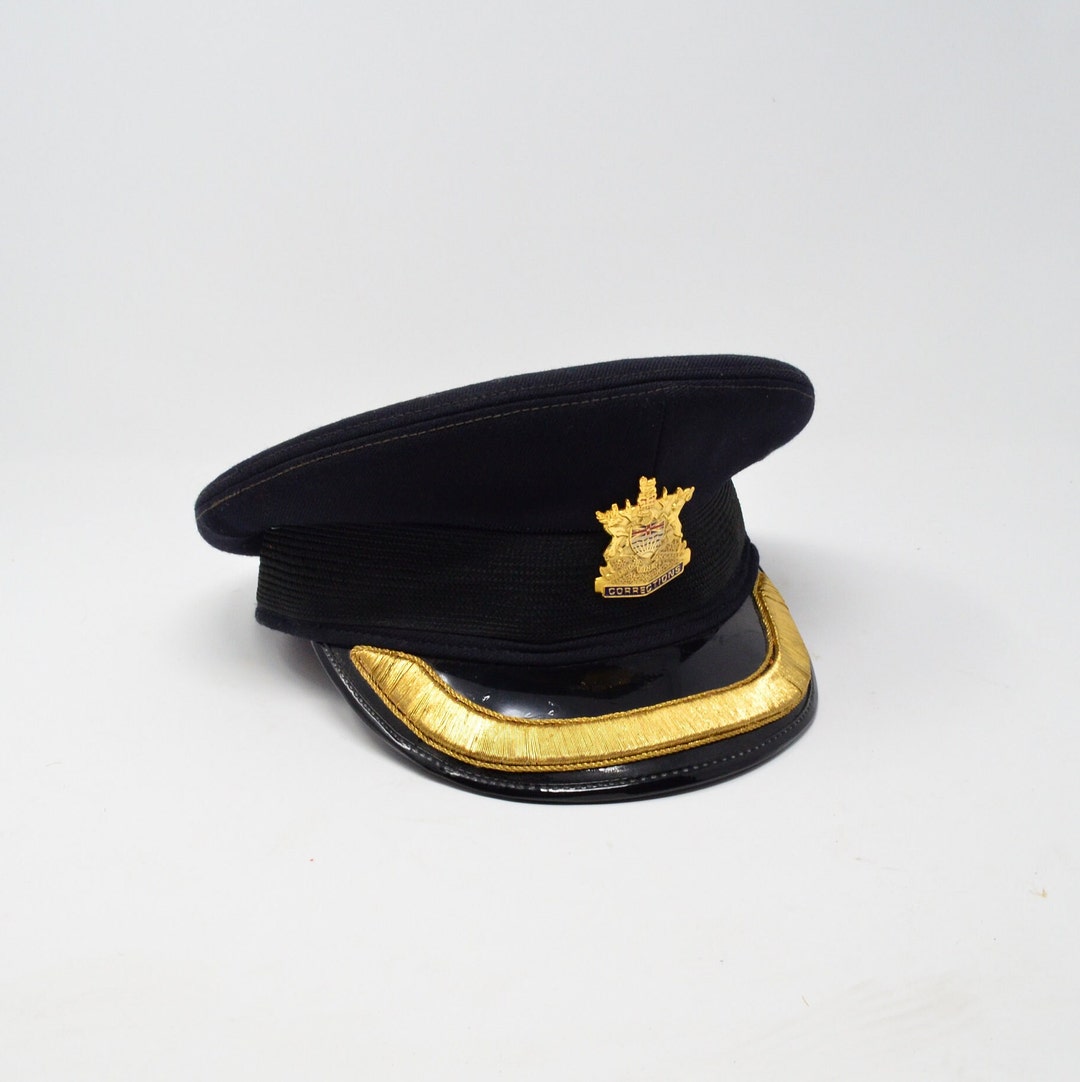 Vintage BC Corrections Officer Cap British Columbia Canada - Etsy