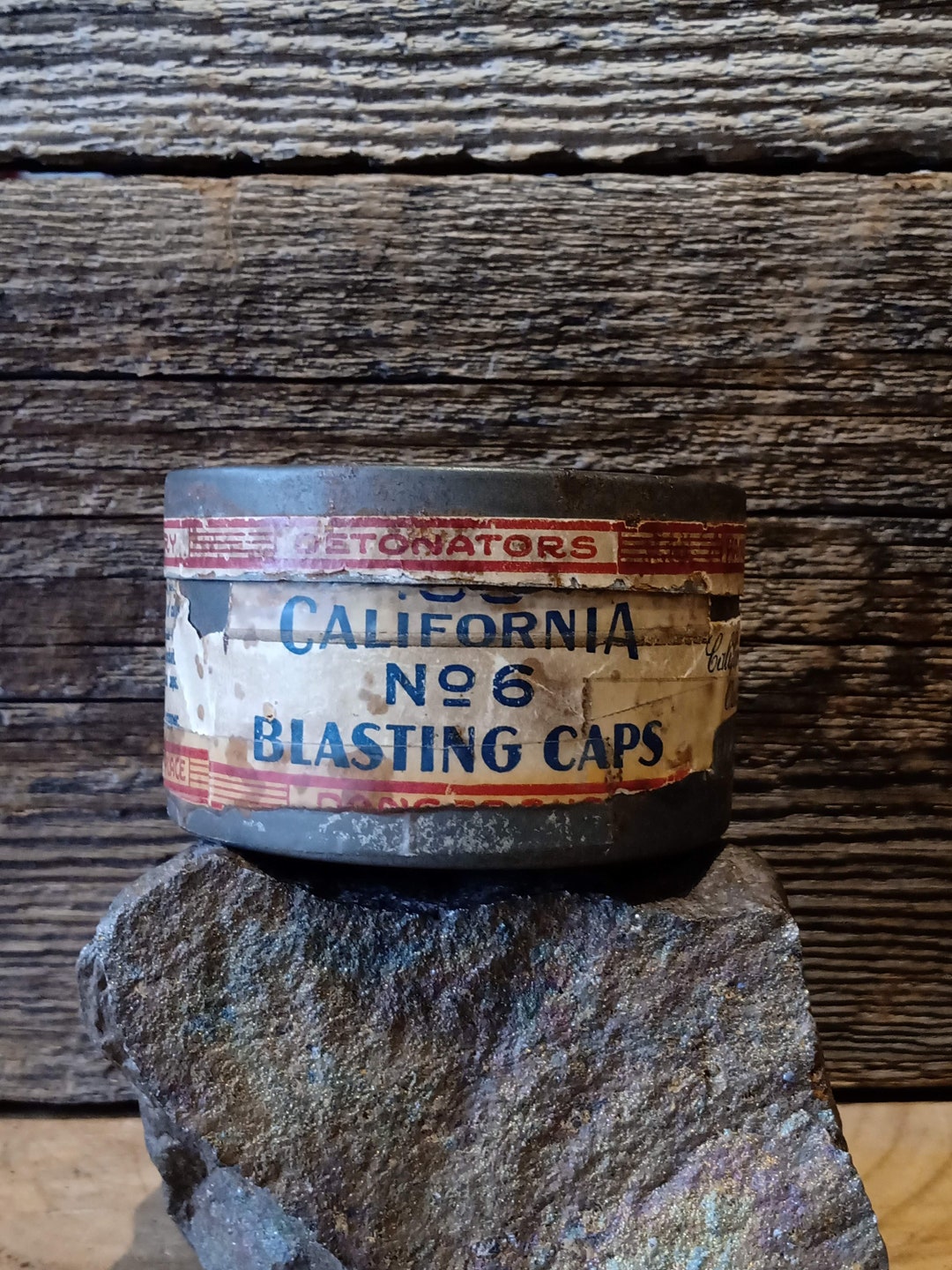 Blasting Caps Tin California No 6 for Use in Mining - Etsy