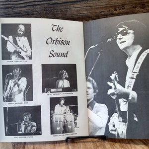 Roy Orbison Concert Souvenir Book With Original Photo Insert From 1974 ...