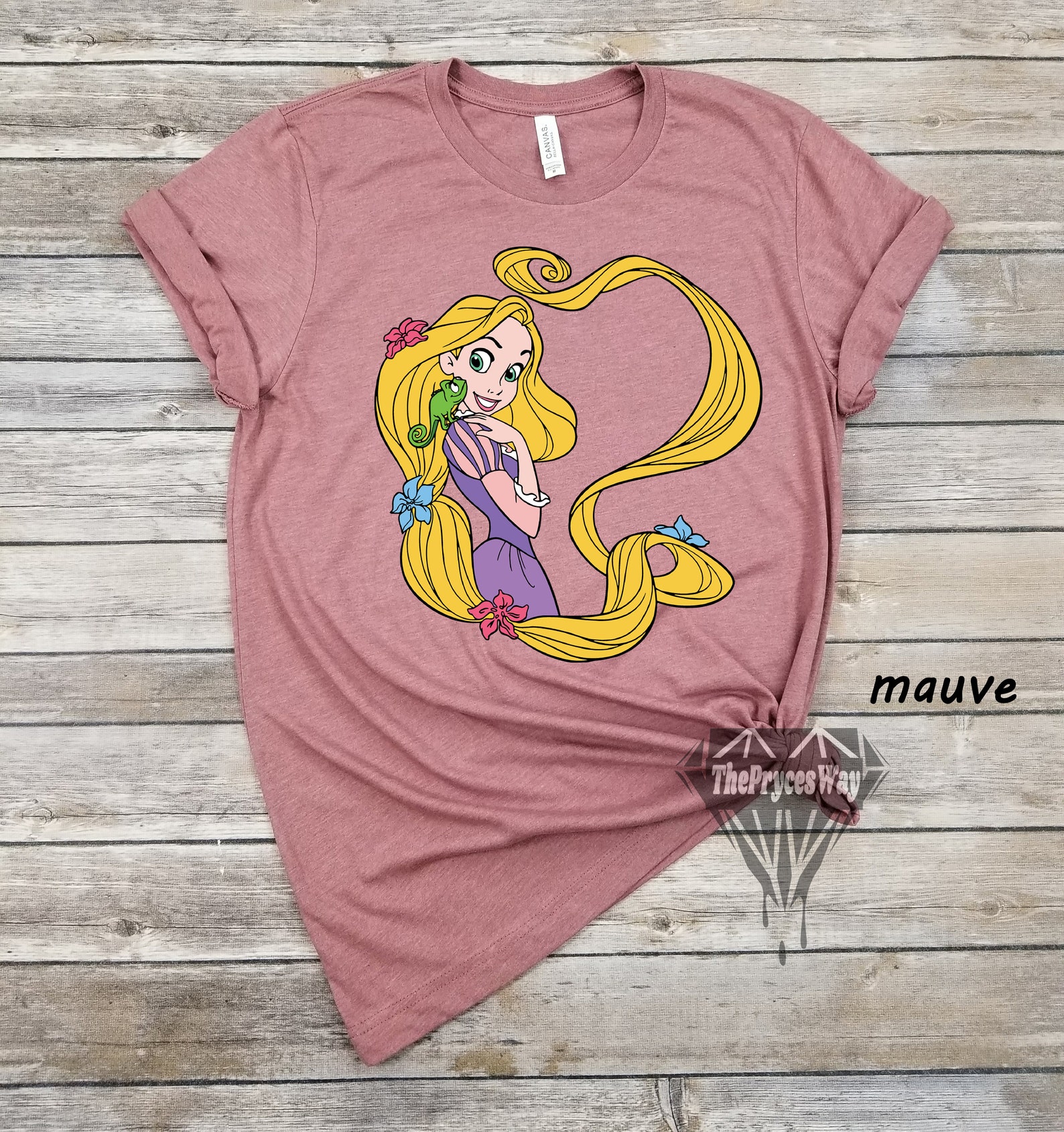 Rapunzel and Pascal Shirttangled Rapunzel Shirtdisney | Etsy