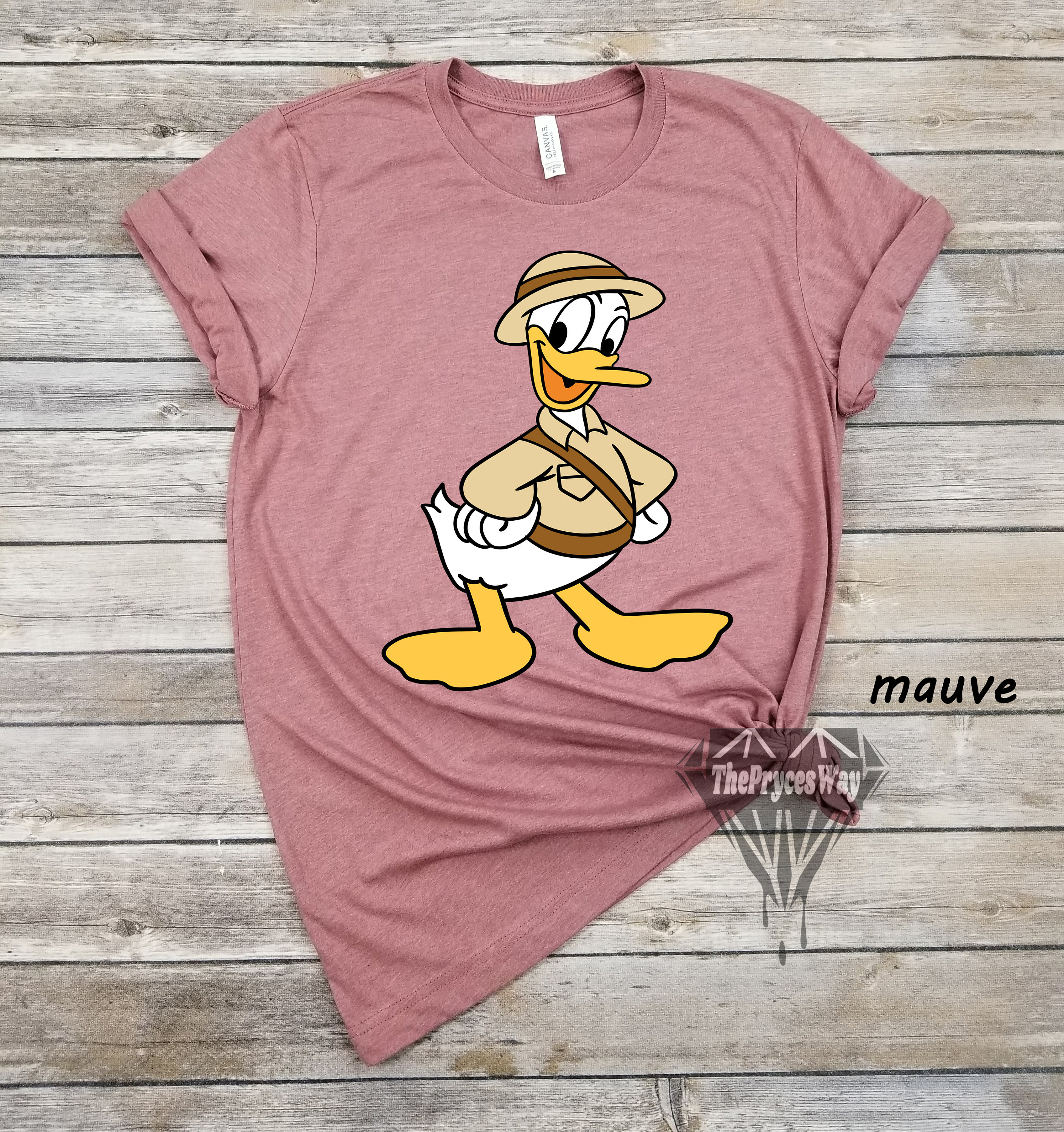 Safari Donald Duck Shirtanimal Kingdom Donald Duck Shirtmens - Etsy