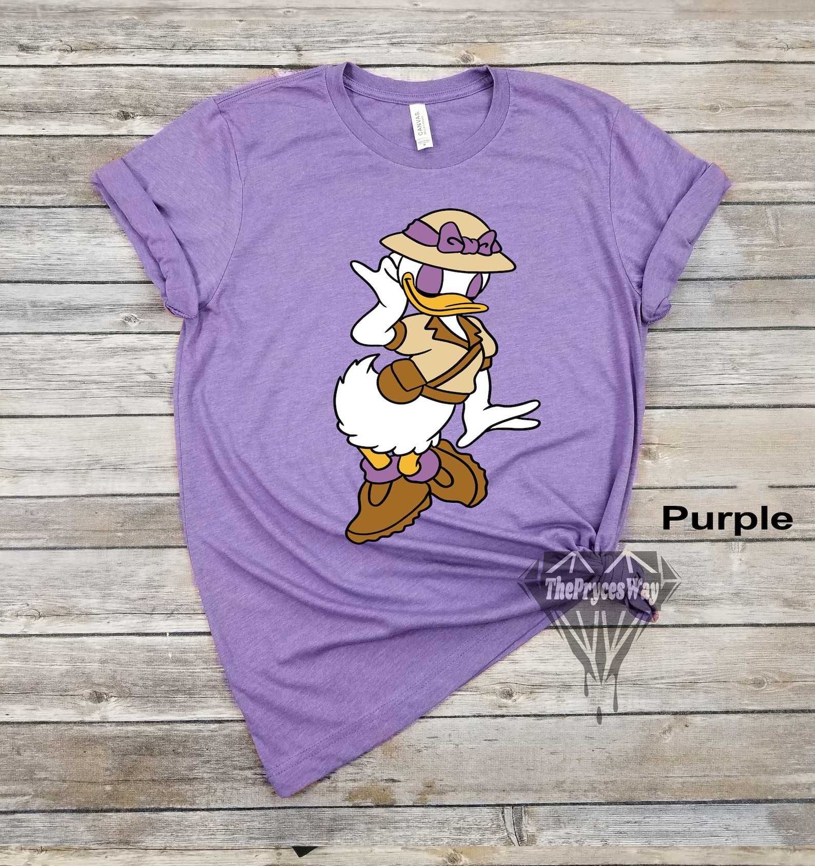Safari Daisy Duck Shirtanimal Kingdom Daisy Duck Shirtwomens | Etsy