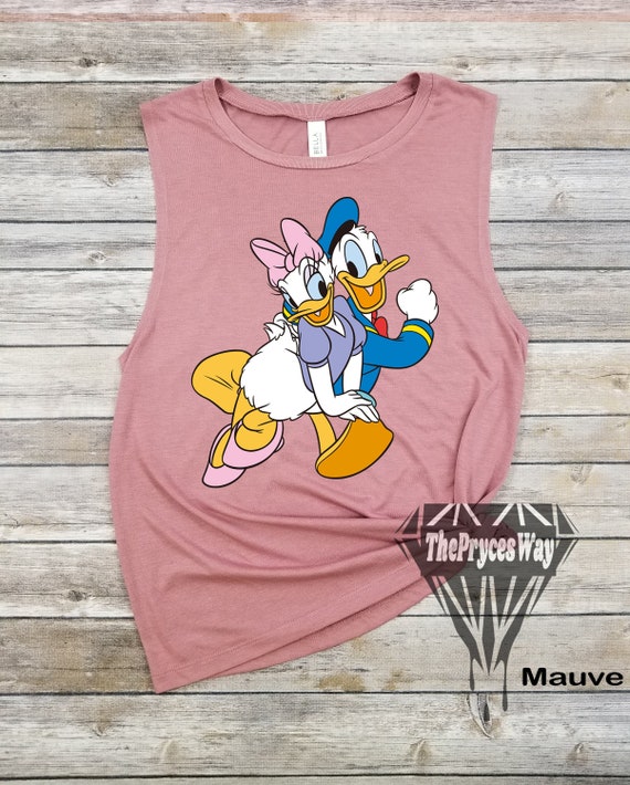 Daisy and Donald Duck Muscle Tankdisney Tank for - Etsy