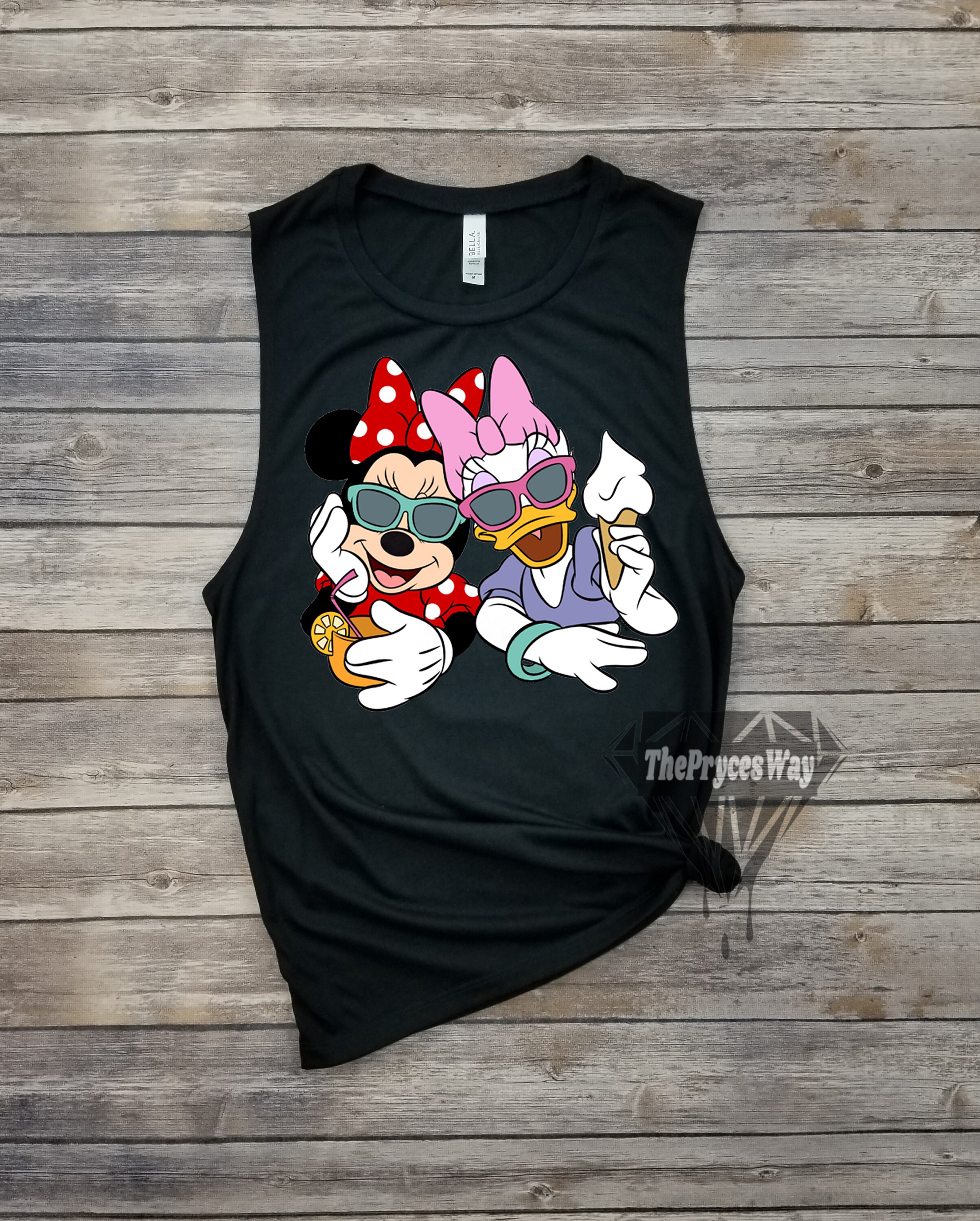 Summer Minnie Mouse and Daisy Duck Muscle Tankanimal Kingdom - Etsy