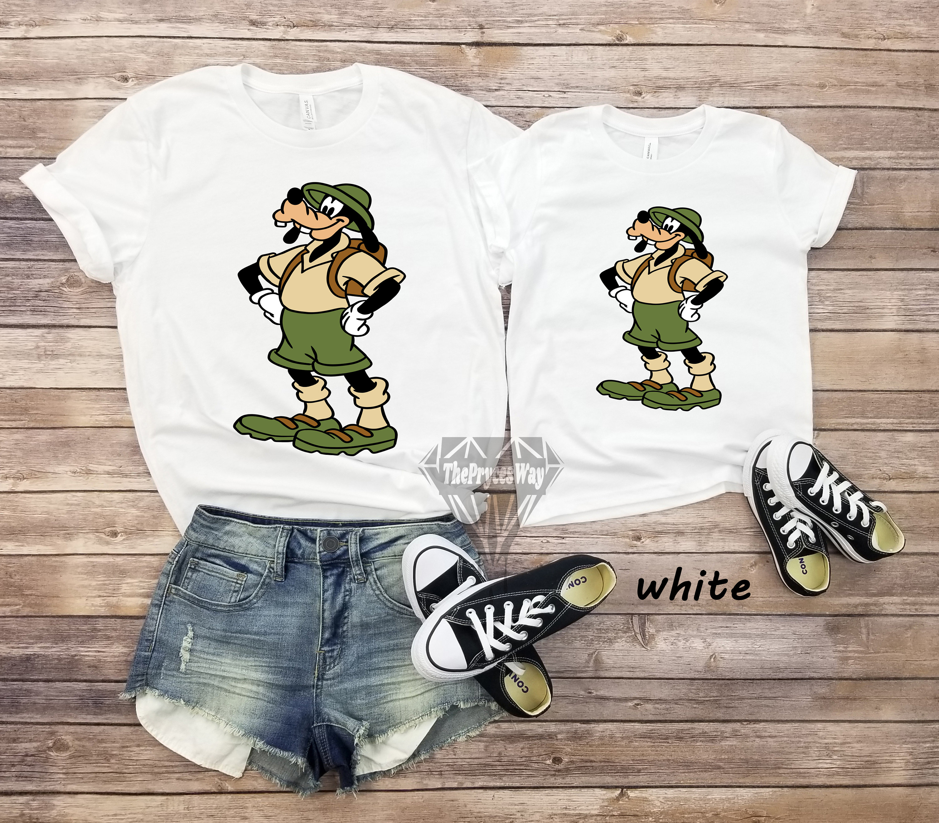Safari Goofy Mommy And Me ShirtAnimal Kingdom GoofyDisney | Etsy