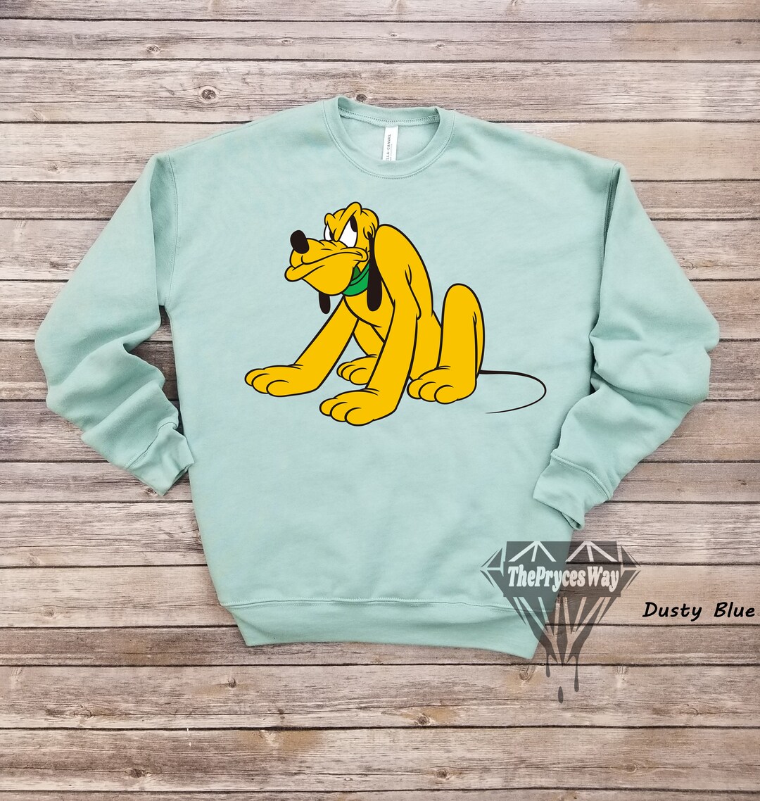 Angry Pluto Sweatshirt,disney Pluto Shirt,animal Kingdom,disney ...