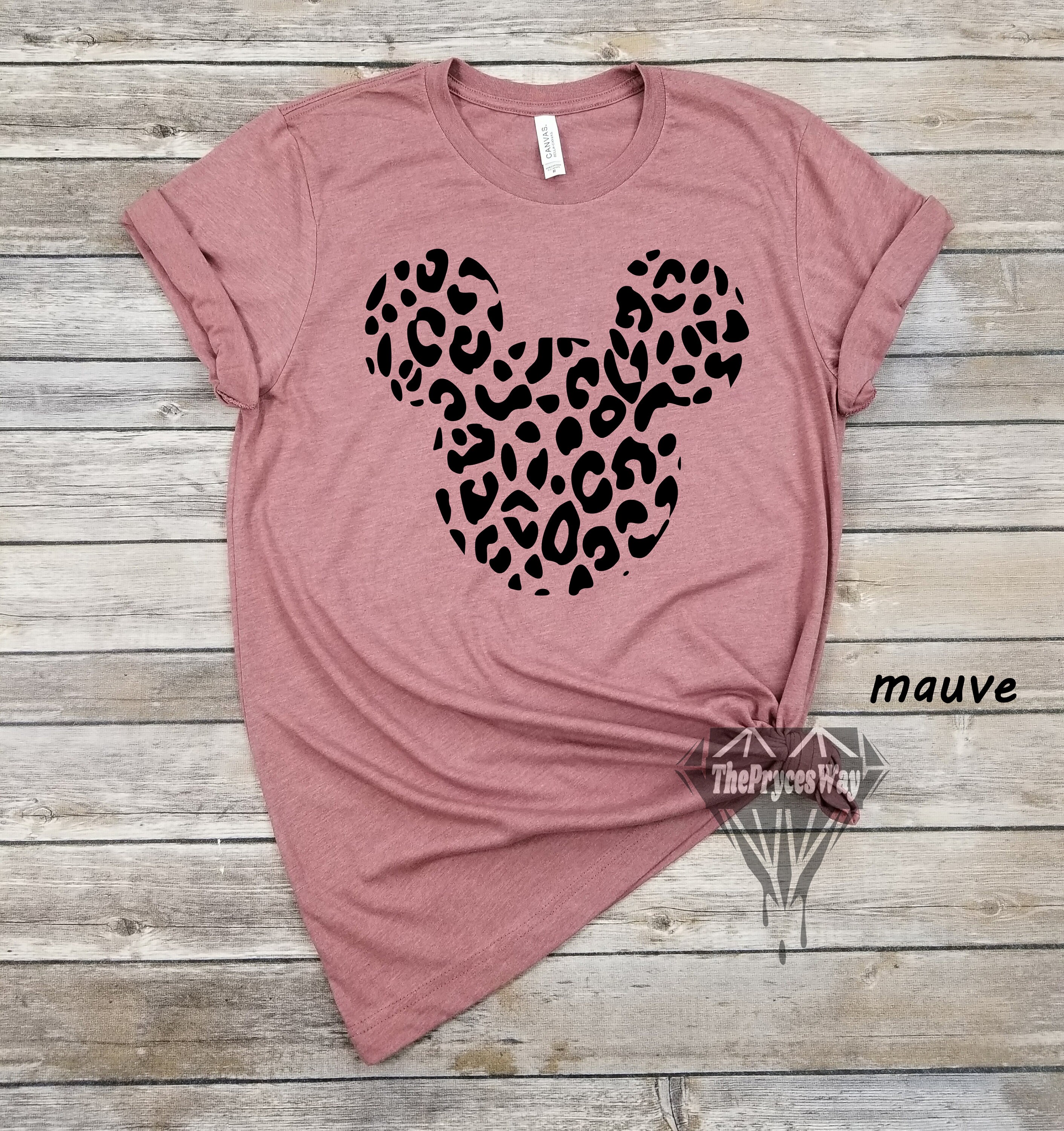 Cheetah Mickey Mouse Shirtanimal Kingdom Shirtmickey Mouse | Etsy