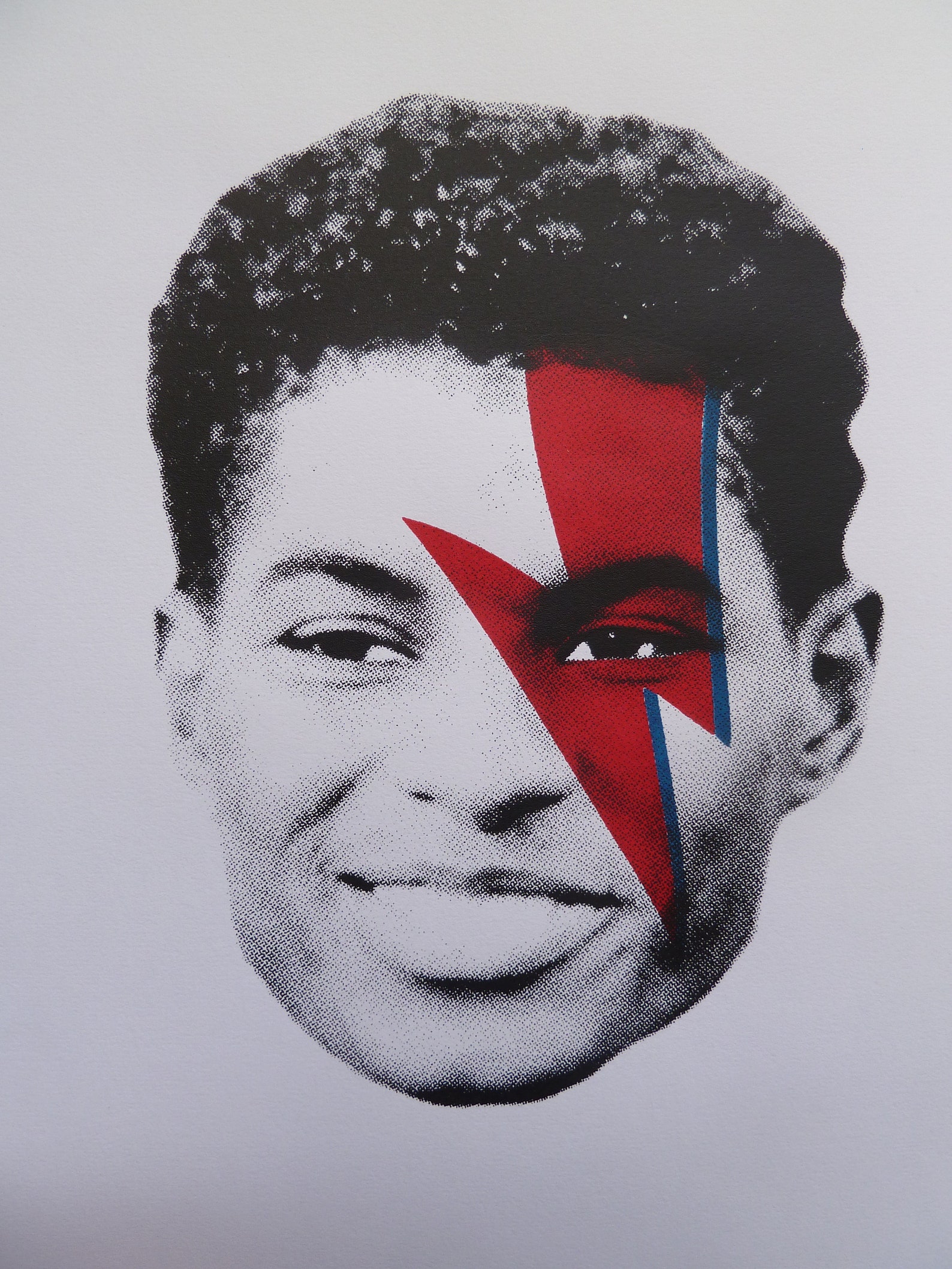 Marcus Rashford Icon bowie 3 Colour Screen Print - Etsy