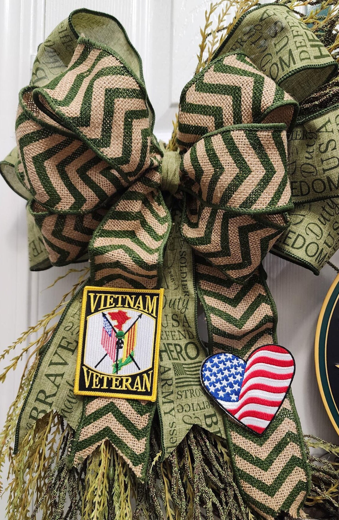 Army Wreath, Grapevine Wreath, Army Veteran Wreath, Green Wreath ...