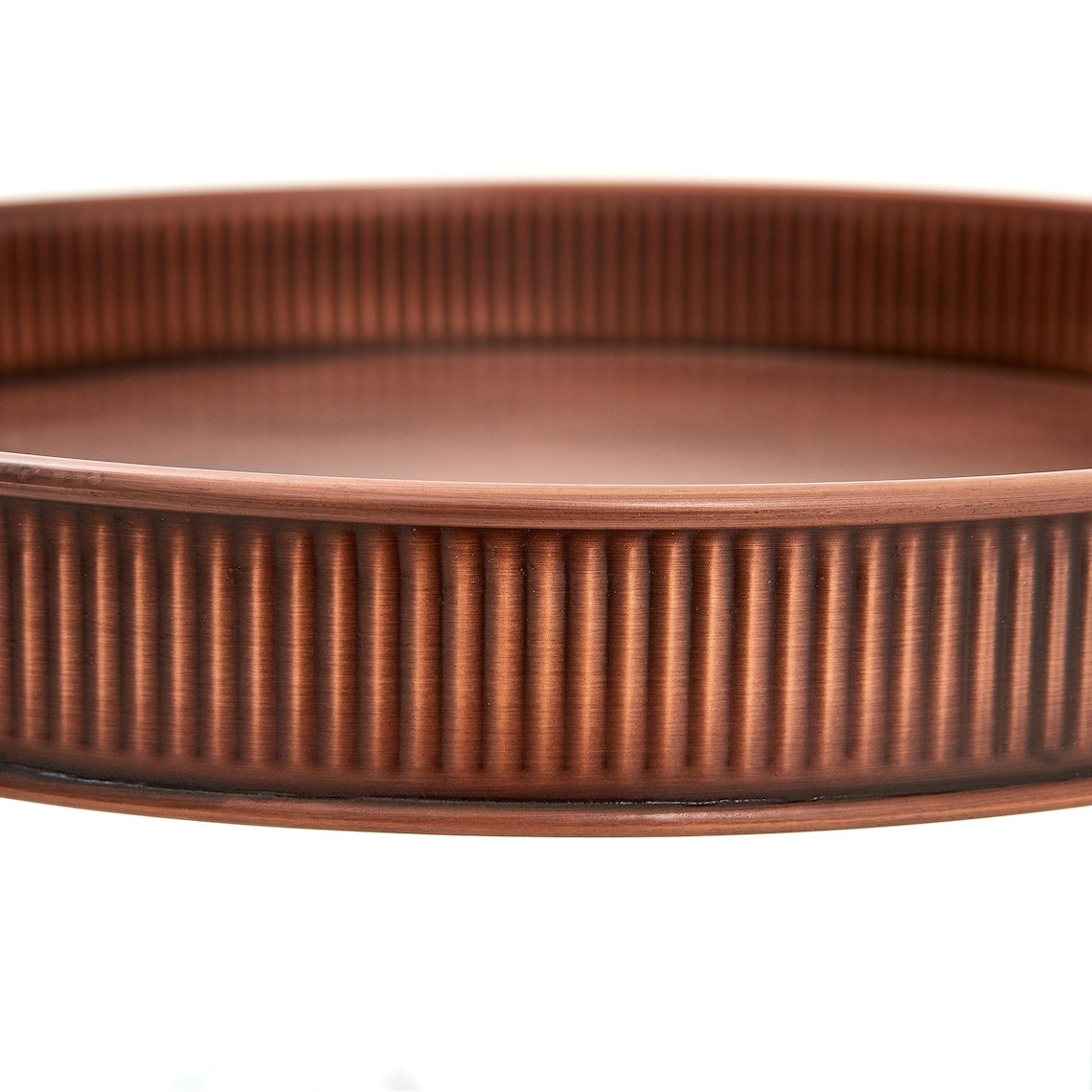Bifim Round Tray Stand Copper Rustic Coffee Table Coffee - Etsy