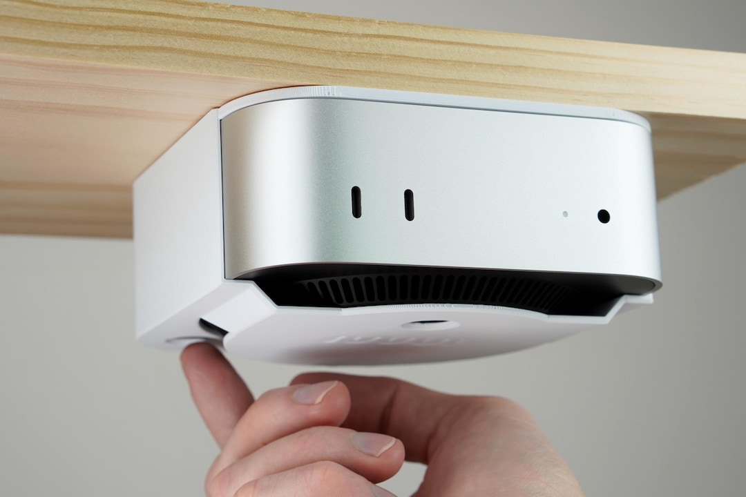 Mac Mini Under Desk or Wall Mount (M4 2024 Version) - Etsy