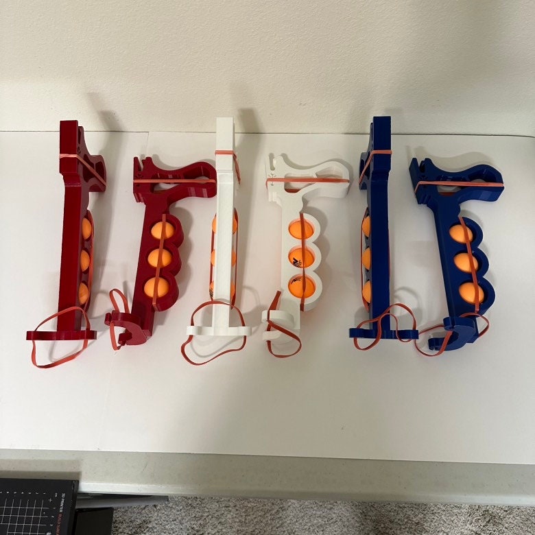 Ping Pong Ball Launcher / Ping Pong Ball Gun / 3D Printed Ping Pong ...