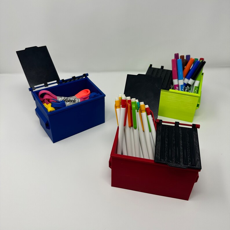 Mini Dumpster / Desktop Dumpster / Garbage Can / Dumpster Pencil Holder ...