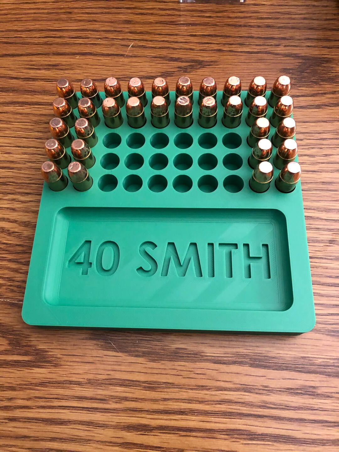 40 Reloading Tray | Ammo Block | 40 Ammo Tray | 3D Printed | Pistol - Etsy