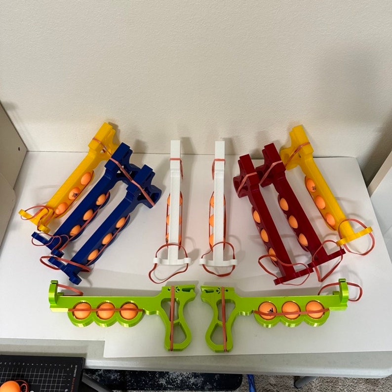 Ping Pong Ball Launcher / Ping Pong Ball Gun / 3D Printed Ping Pong ...