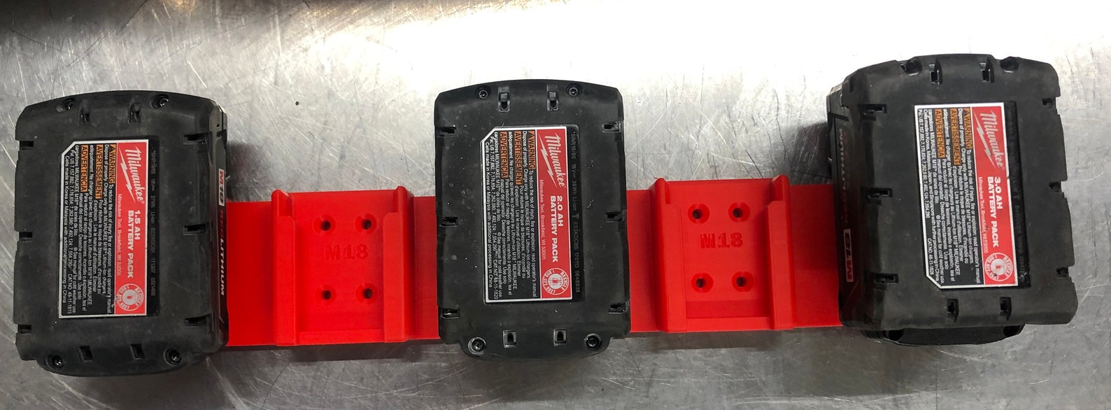 Milwaukee M18 Battery Holder 5-in-1 / 3D Printed / Battery - Etsy