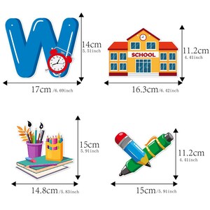 Colorful Back to School Decorations Welcome Back Back to School Banner ...