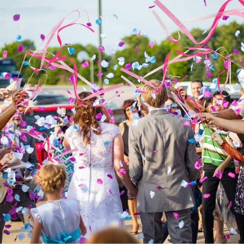12 Ribbon Wands Streamers With Bells Wedding Party Favor Silk - Etsy