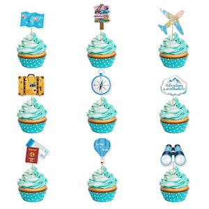 Universal Travel Theme Let the Adventure Begin Banner Set for Travel ...