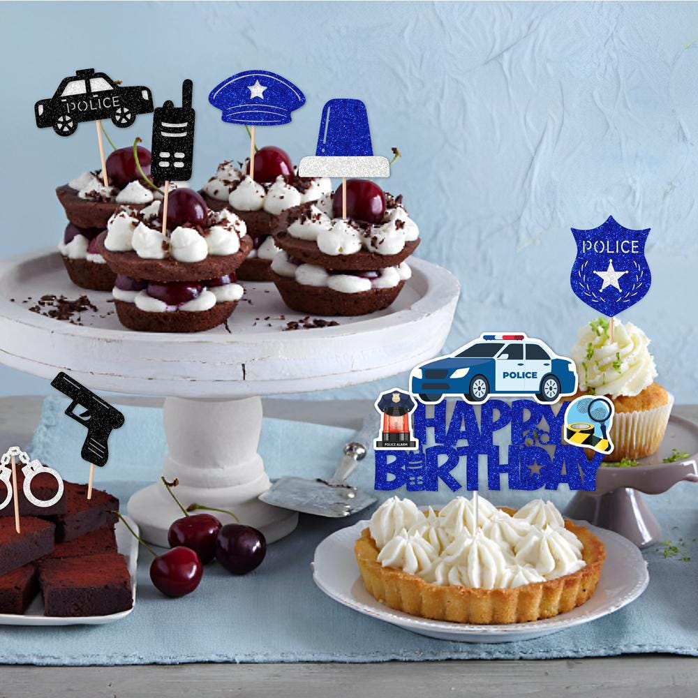 Police Theme Birthday Party Decorations It's Not a Party Until the Cops ...