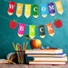 Welcome Back Banner Bulletin Board Pencil Stationery Banner Classroom ...