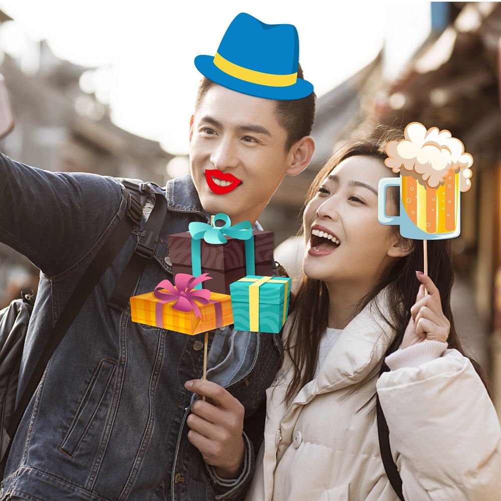 28pcs Father's Day Photo Booth Props Happy Father's - Etsy