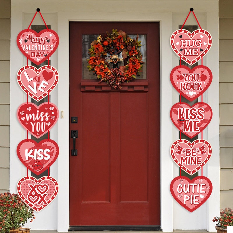 Valentine Door Decor - Etsy