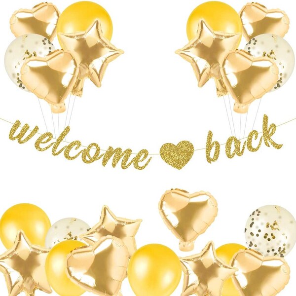 Welcome Back Banner - Etsy