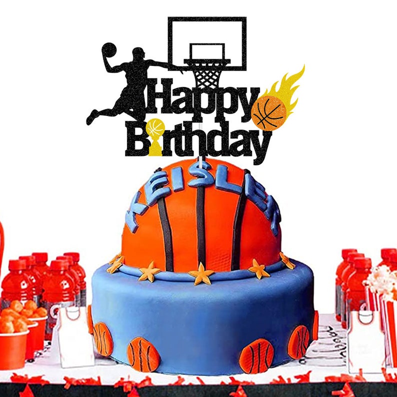 Basketball Birthday Party Decorations Set Include HAPPY BIRTHDAY Banner ...