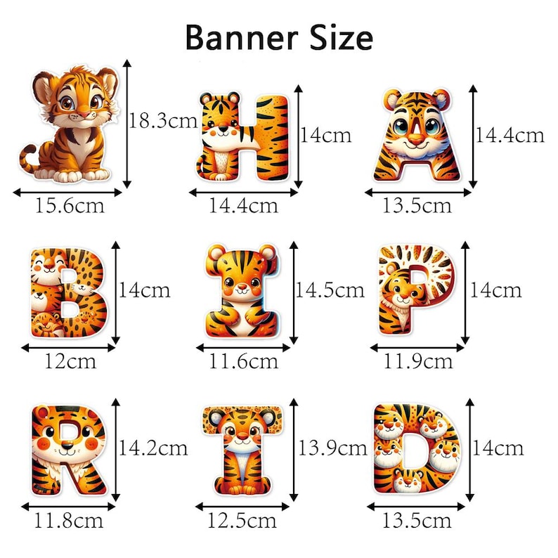 Tiger Theme Birthday Party Decorations Zoo Animals Birthday Party ...