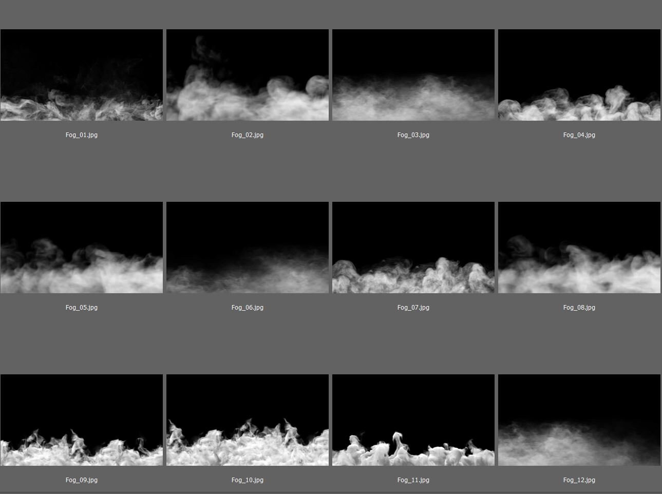 12 Real fog photo overlays photoshop overlays JPG png | Etsy